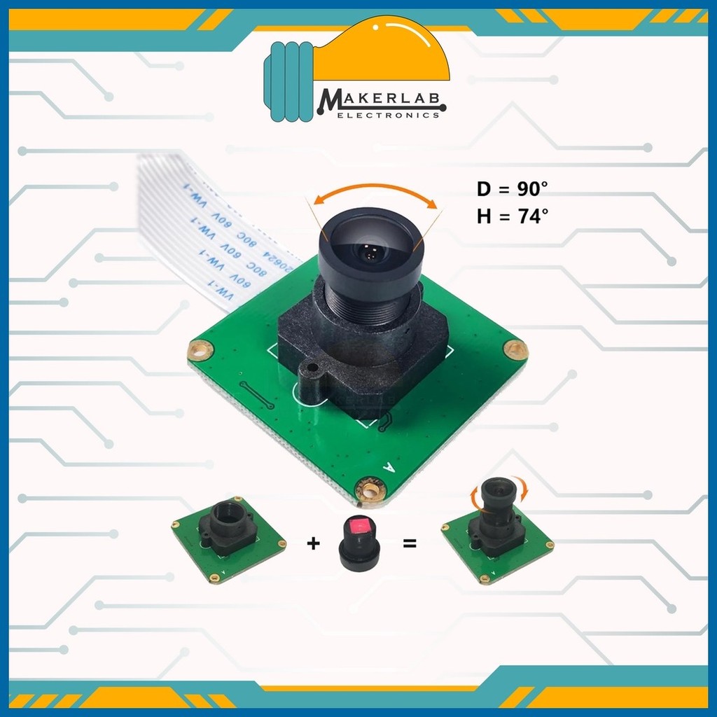 Raspberry Pi 8MP Camera v2 | NoIR Infrared Camera | Okdo 5MP Camera ...