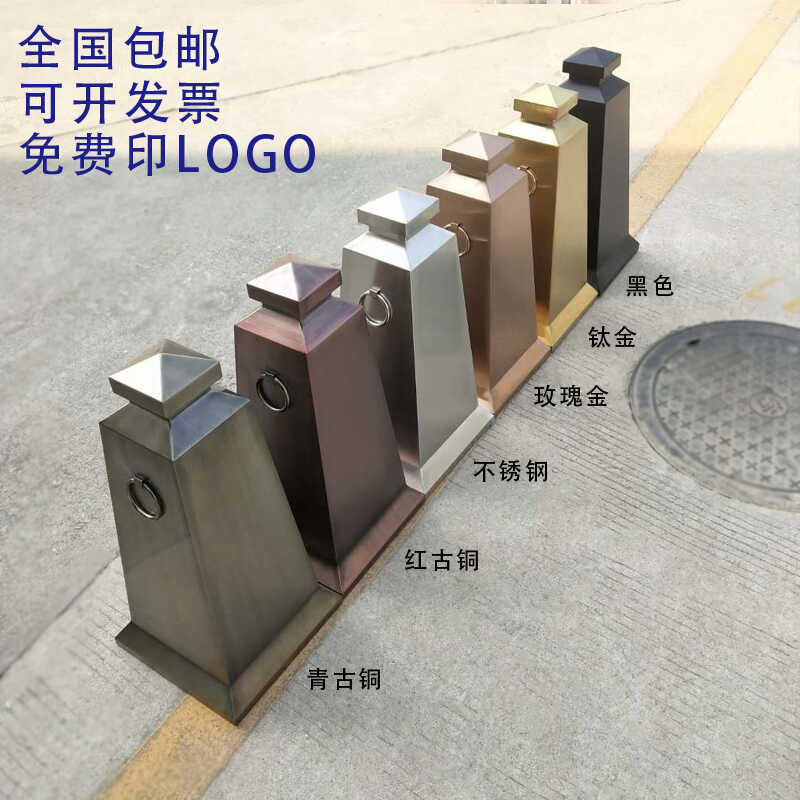 Stainless Steel Road Roadblock Warning Isolation Bollard Property ...