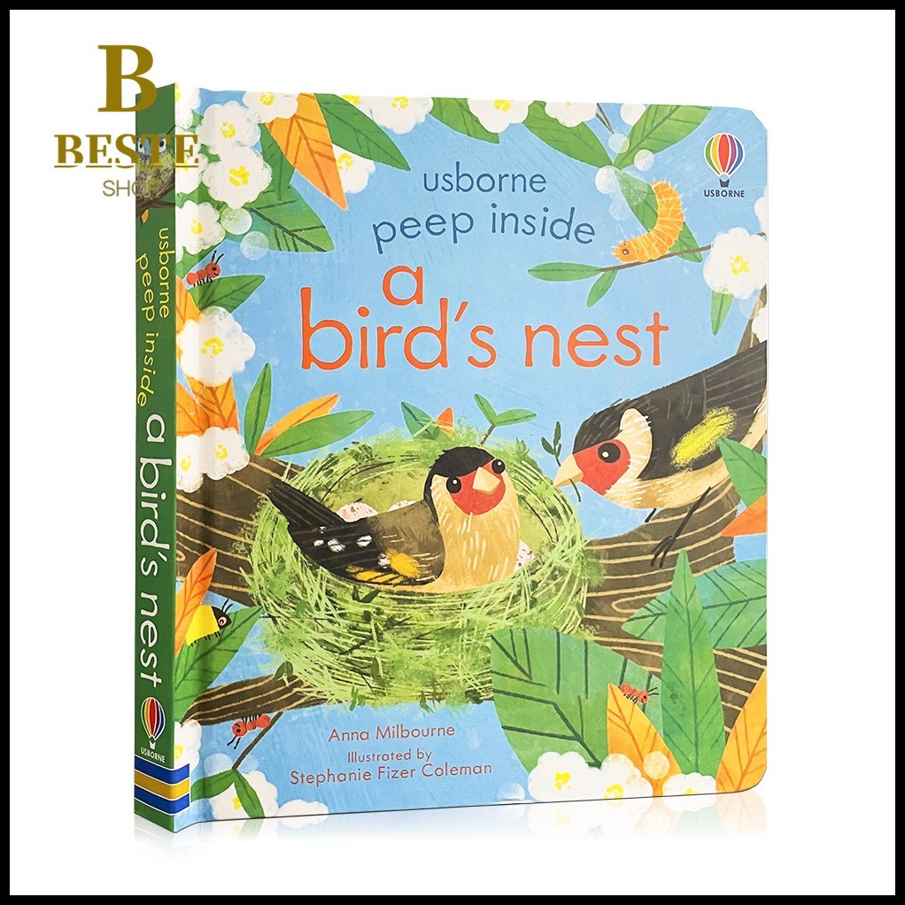 Usborne Peep Inside A Bird's Nest English Educational 3D Flap Picture ...