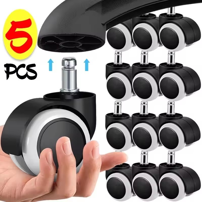 Universal Furniture Casters 2-Inch | 25kg Load-Bearing Silent Wheels ...