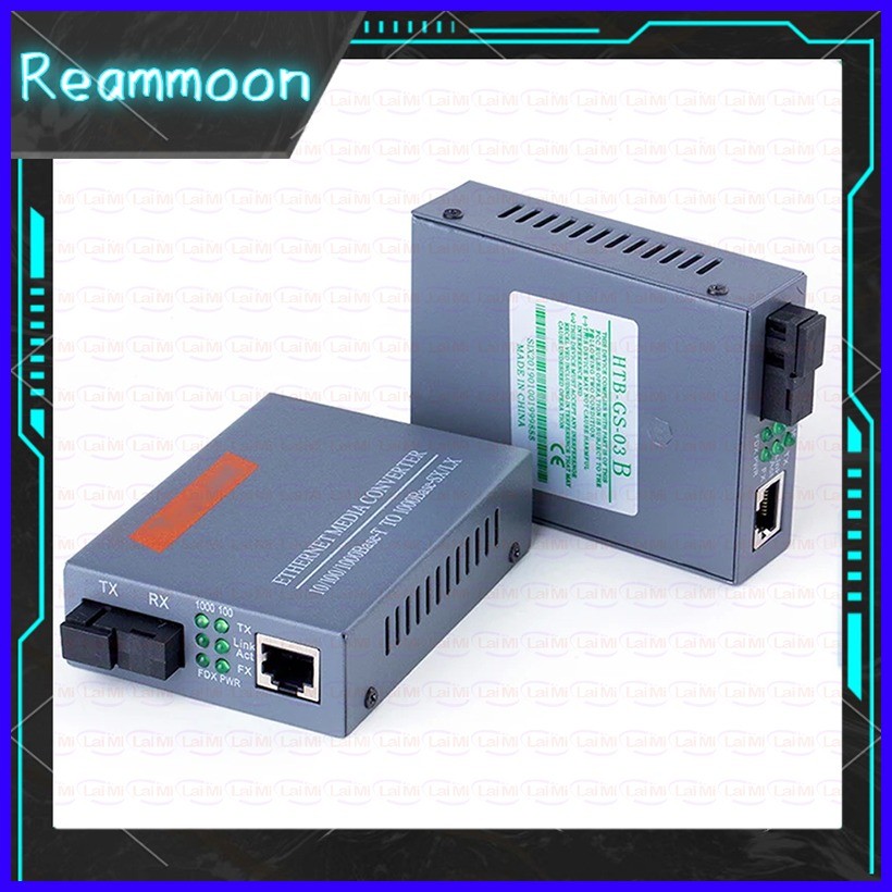 Media Converter Gigabit Fiber Switch Gigabit HTB-GS-03 Media Converter ...