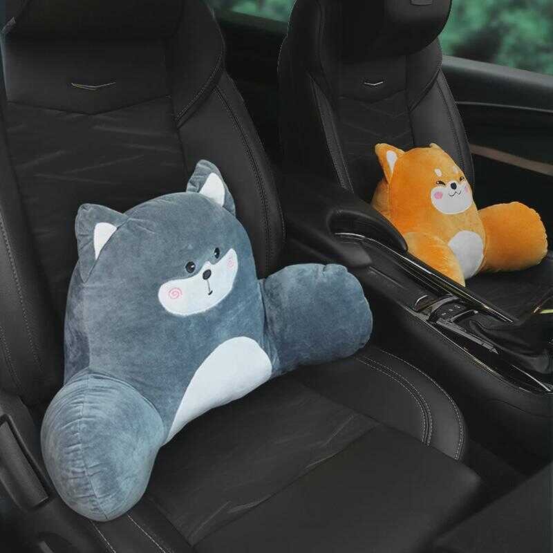 Car Mounted Lumbar Support, Office Seat, Lumbar Support, Car Cartoon ...