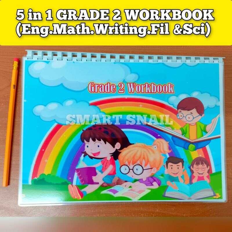 Grade 2 Workbook (English, Writing, Filipino, Math & Science) | Shopee ...