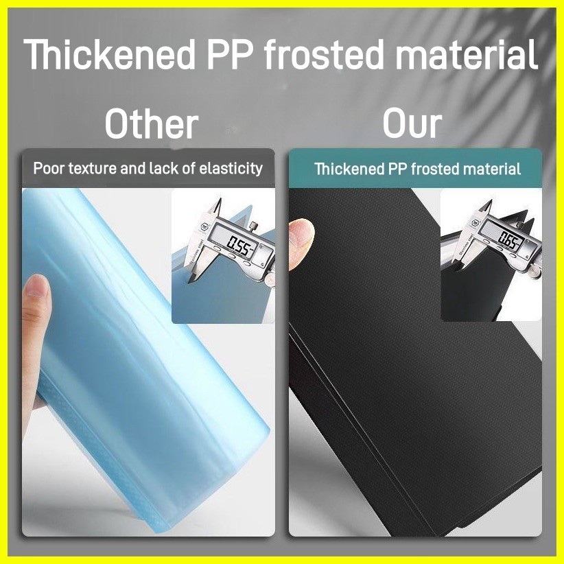 Black Clear Book Long Clear Folder Long Size File Organizer ...