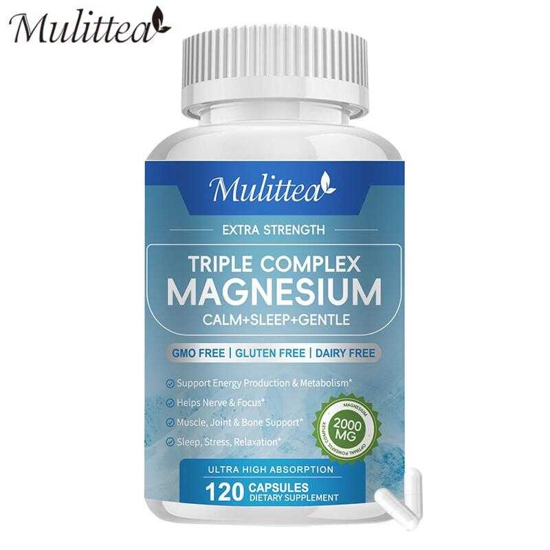 Complex 2000Mg Glycinate Taurate Sugar Free Magnesium Supplement With ...