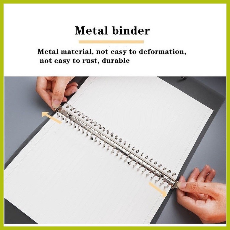 ∭ ― ☇ Binder Notebook School Supplies A5/B5 Binder Refillable Notebook ...