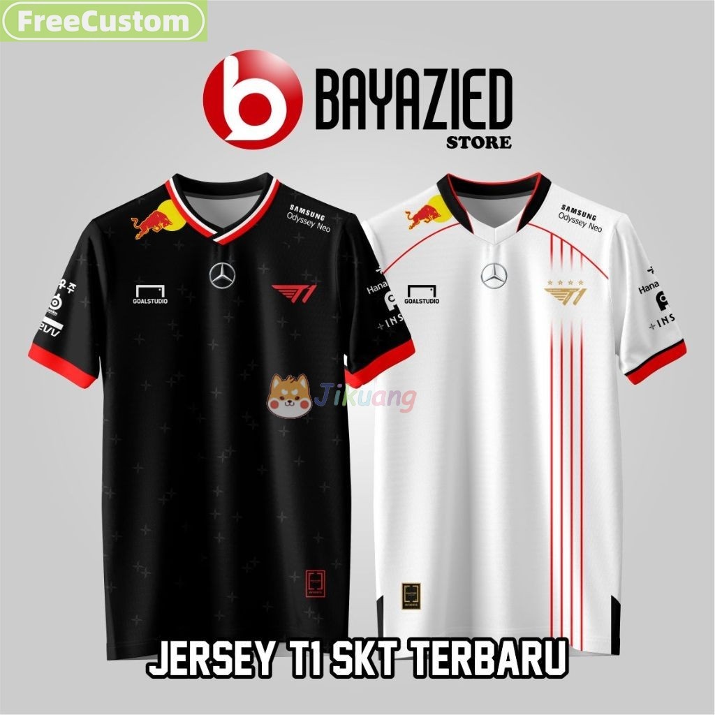 T1 Esports Jersey Latest 2025 Game T-shirt Can Request Name【Free Custom ...