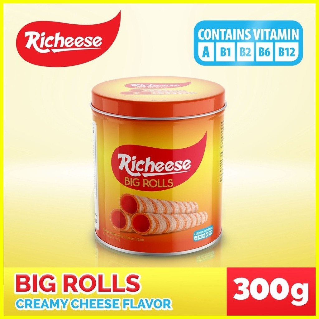 NABATI Richeese Big Rolls 300g | Shopee Philippines