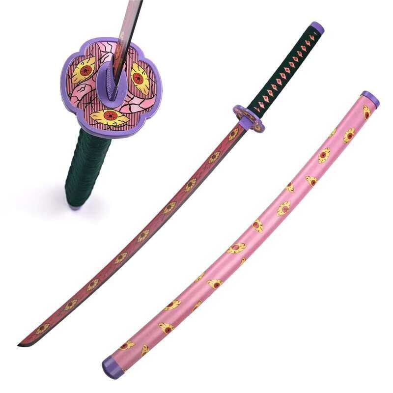 102Cm Japanese Anime Demon Slayer Weapon Replica Real Samurai Katana ...