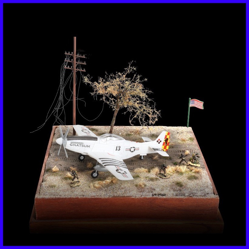 4D Diy Fighter Assemble Models Toys 1:48 WW2 P-51 Fighter Mustang ...