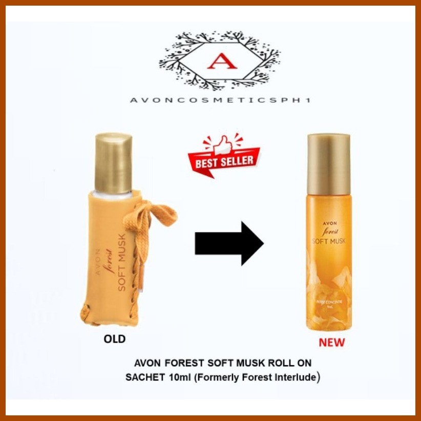 AVON FOREST SOFT MUSK ROLL ON SACHET 10ml (Formerly Forest Interlude ...