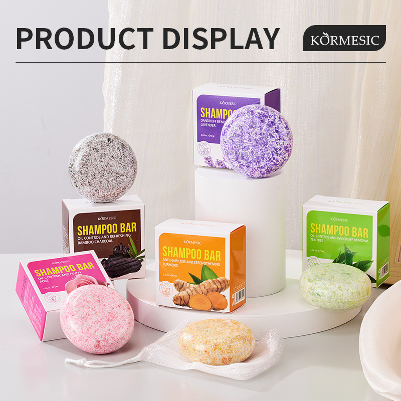 Korean Shampoo Soap Natural Bar Hair Regrowth Soap for Girls Anti ...