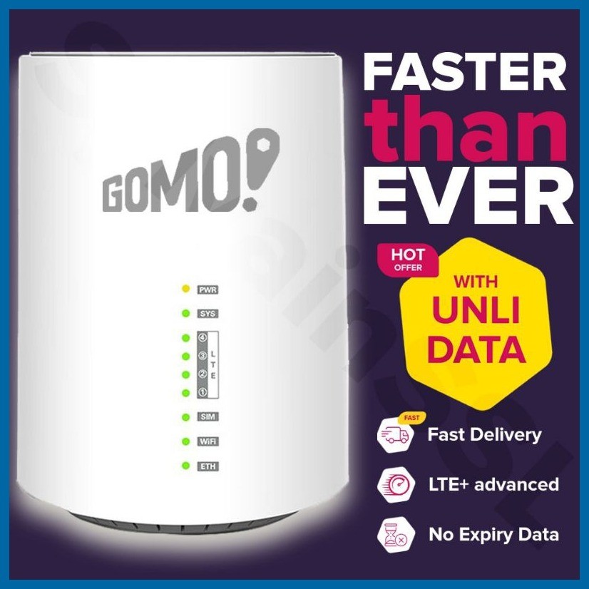 SLIGHTLY USED PLDT / GOMO D2K SMART - Home Prepaid Wifi advanced - CAT6 ...