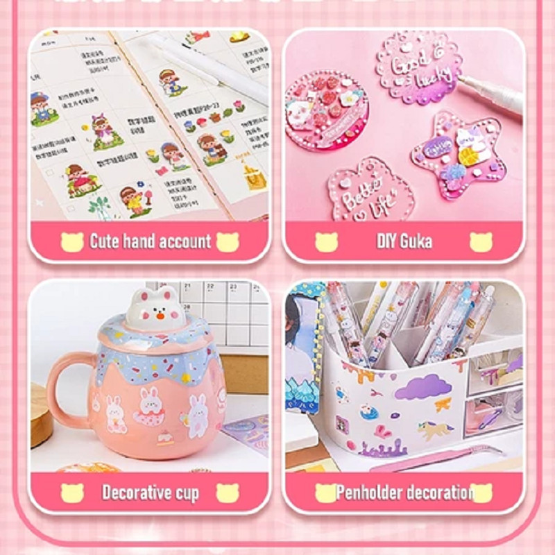 20/60/100PCS Cute Guka Sticker Kawaii Cartoon Stickers Children's ...