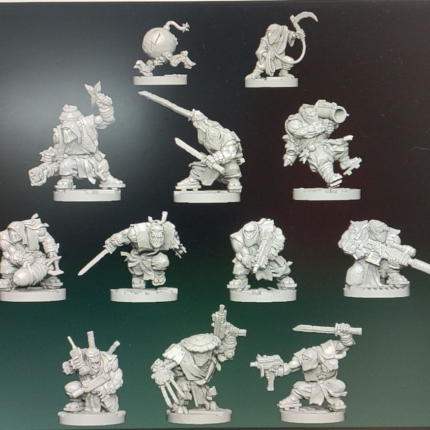 [Warhammer] Light Curing Printing Chess Piece White Model Warhammer ...