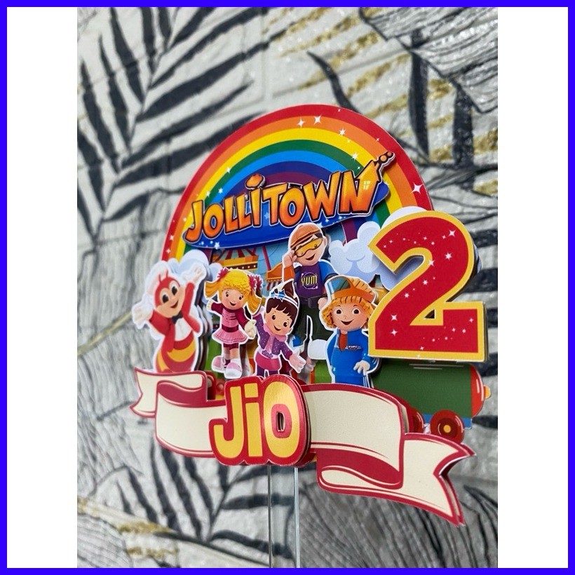 JOLLIBEE Fairyland & Jollitown Cake Topper NXT DAY SHIP OUT | Shopee ...