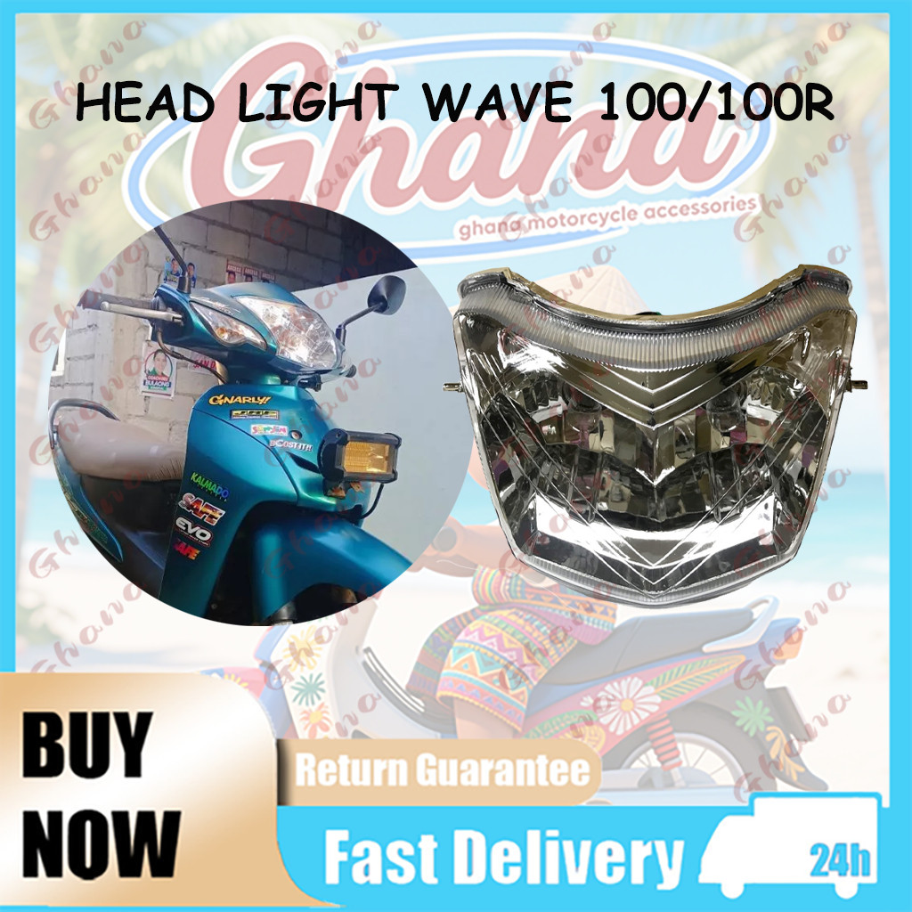 HEADLIGHT ASSEMBLY FOR HONDA WAVE 100/100R | Shopee Philippines