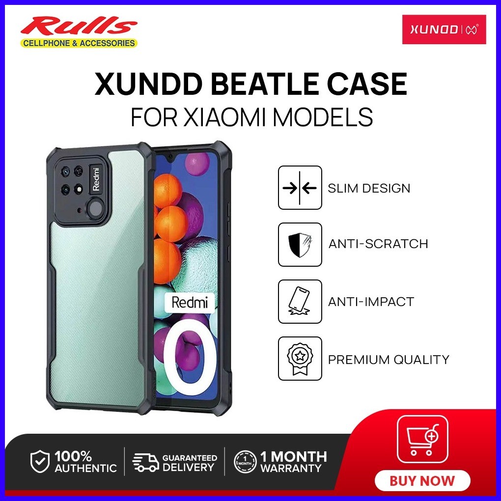 Xiaomi XUNDD Beatle Series Airbag Shockproof Case for Xiaomi Redmi 10C/A1/NOTE 11 4G/13c/Note 13 ...
