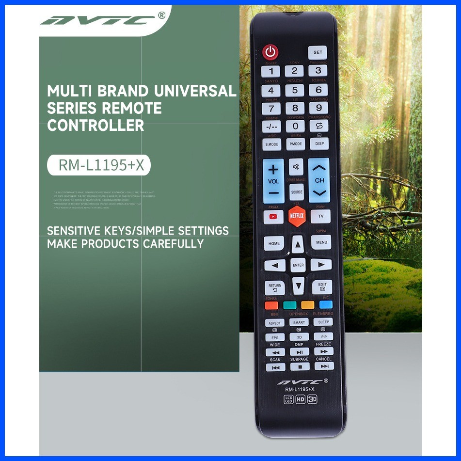 RM-014S+ RM-L1195+X Universal Remote control Suitable for Smart TV ...