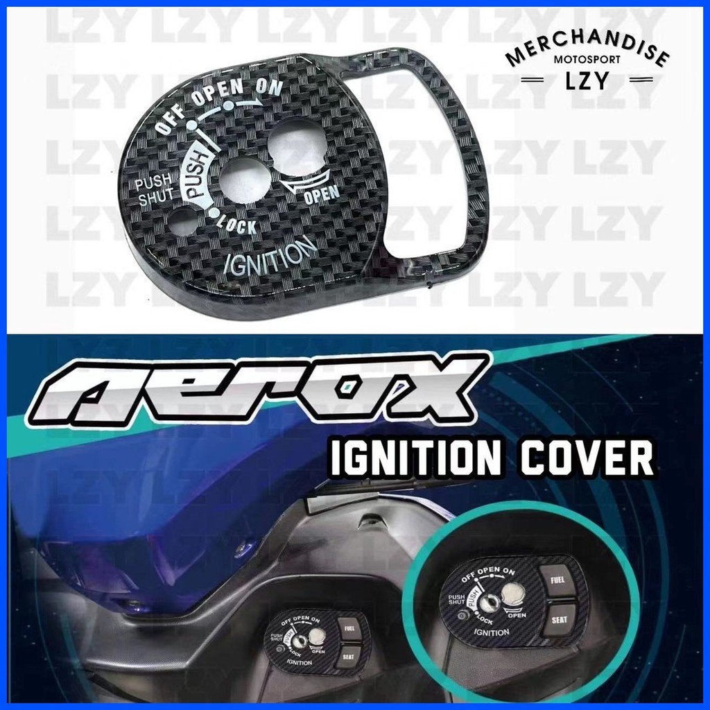 Aerox Ignition Switch Cover Carbon Design High Quality | Shopee Philippines