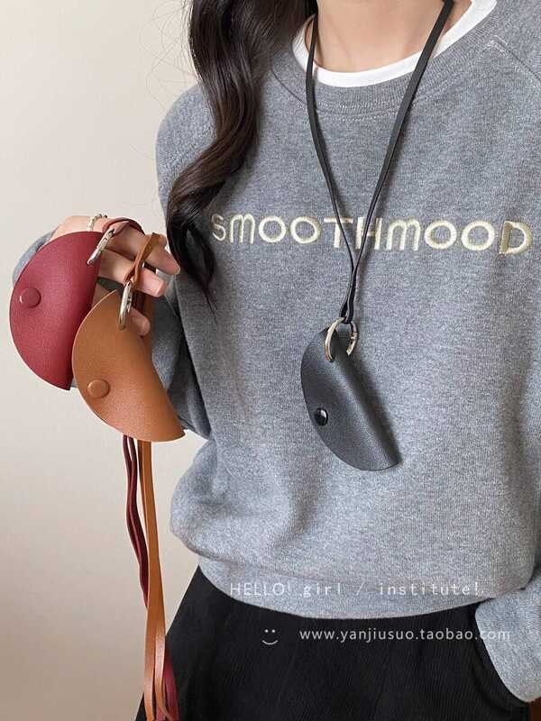 ather Dumpling Necklace For Women Long Sweater Chain Accessory Storage ...