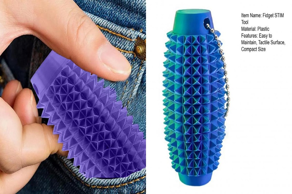 In Fidget Stim Tool Hand Fidget Toy Compact Fidget Tool for Stress ...