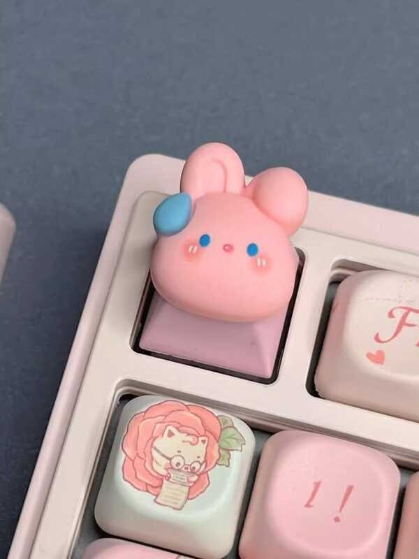 Nail Art Special Cute Sweating Frog Typing Gaming Artifact Personality ...