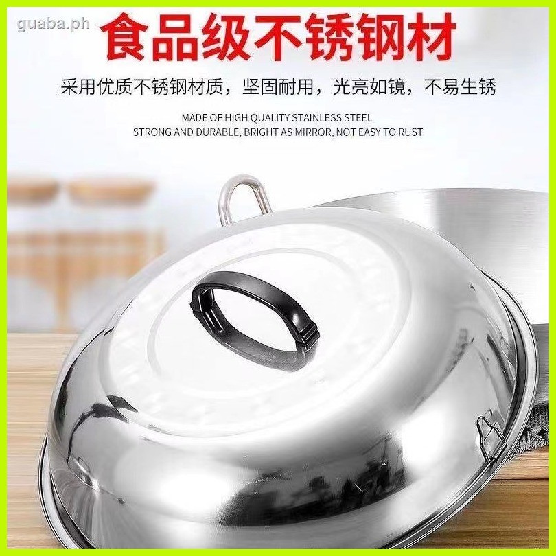 TAKIP/LID COVER POTS PANS STAINLESS STEEL LID COVER ONLY-(42CM-52CM ...