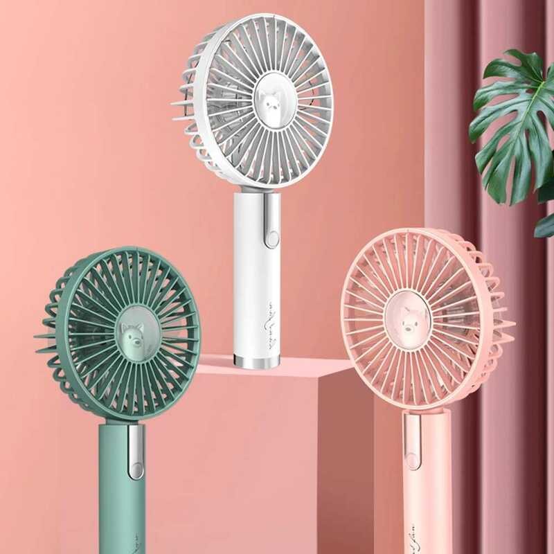 Summer 1 Portable Mini Fan 3 Speed Adjustable Fans USB Rechargeable ...