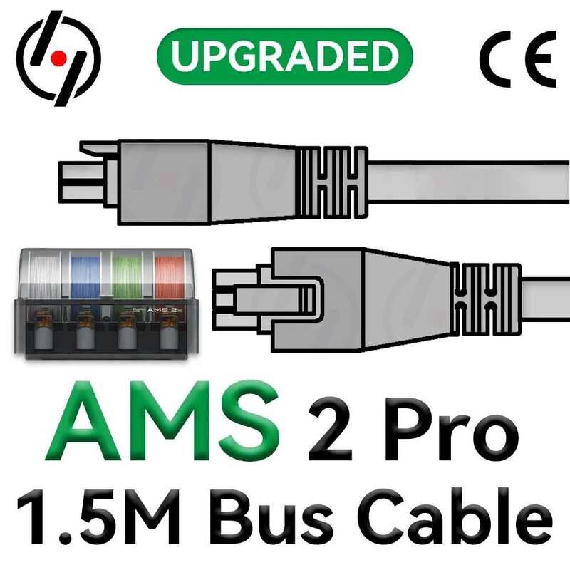 1F For 3 Bambu Lab Ams/Ams 2 Pro/Ams HT 1.5M 6-Pin Bus Cable X1/P1/H2d ...