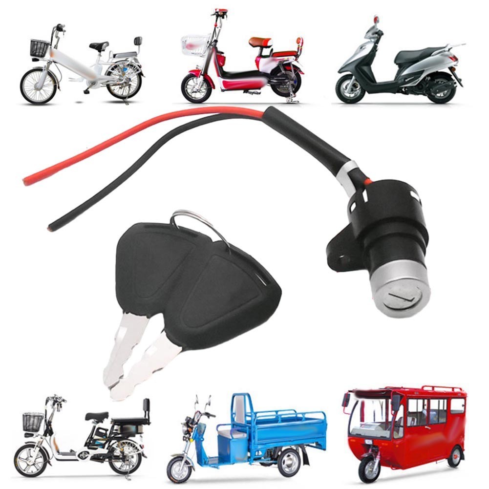 dreamlifeshop⚡Ignition Key ebike Switch 2 Wire Position For Electric ...