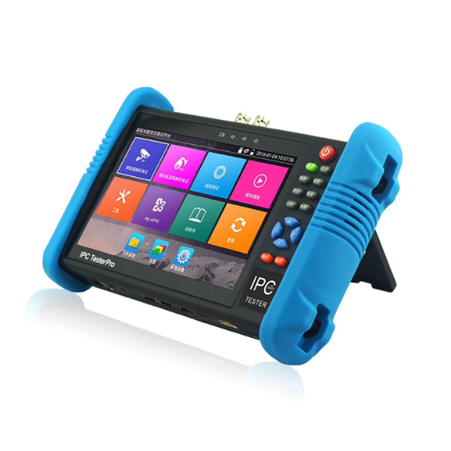 7 Inch Handheld CCTV Tester Multi Functional 5 in 1 mode IPC AHD TVI ...