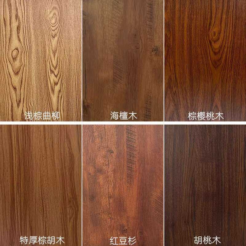 Wood Sticker Grain Desktop Stickers Self-Adhesive 2 Old Door Dining ...