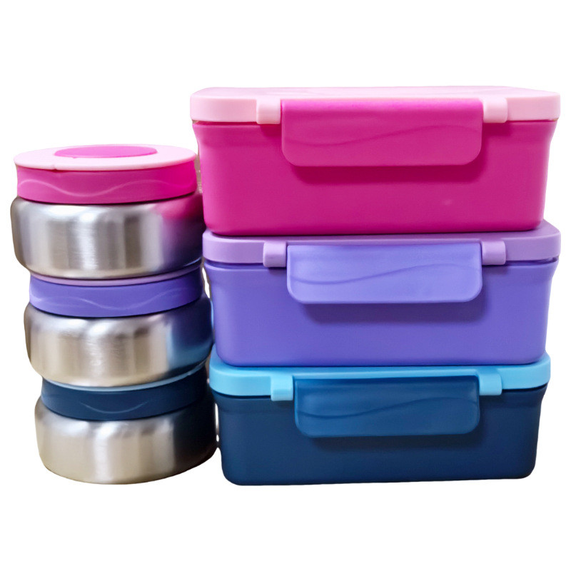Insulated Barrel Multi-grid Lunch Box PP Plastic Sealed Portable Lunch ...