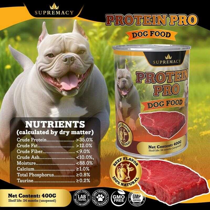 Suprey Protein Pro Wet Dog Food – Tuna, Beef, Duck & Chicken Flavors ...