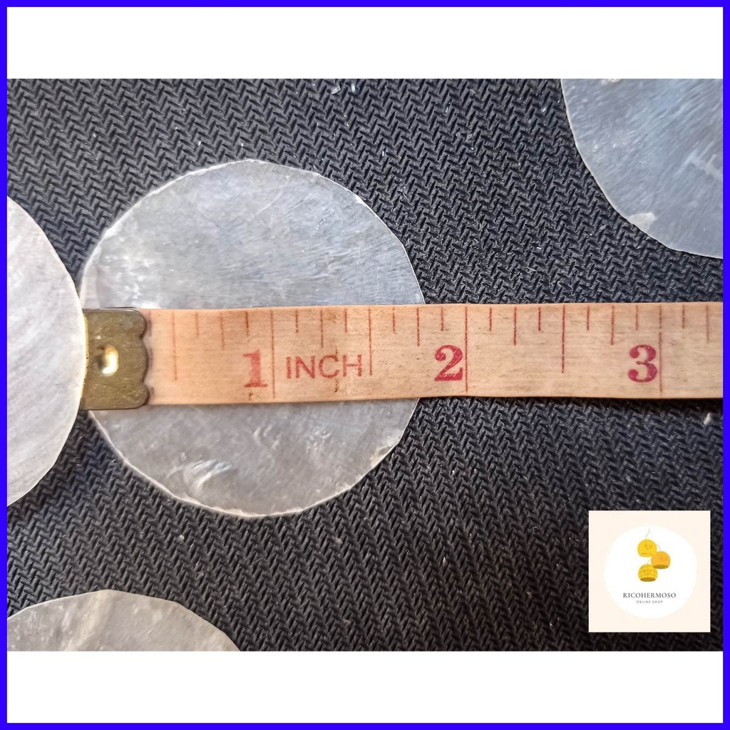 Cut Capiz Shells Pieces (For windows, chandelier, curtains) | Shopee ...