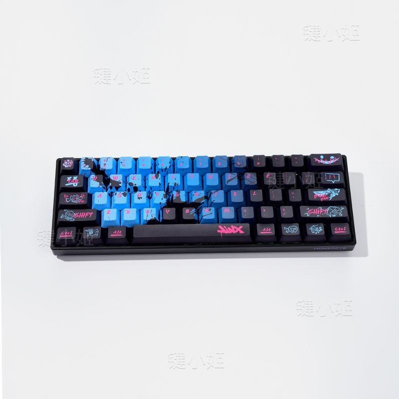 PBT Keycap Cherry Shimmering Jinx E-sports Game Personality ...