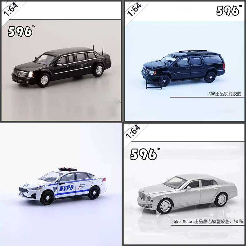 1:64 596 Suburban Model Car Hidden Secret Service Negro Alloy Diecast ...
