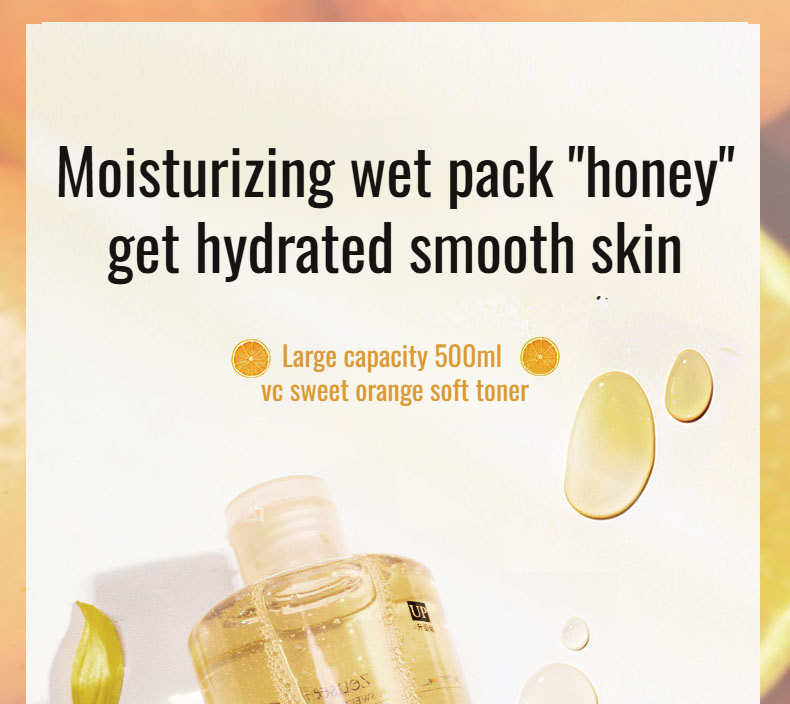 【NEW】Moisturizing Water Vc Toner Large Capacity Skin Care Sweet Orange ...