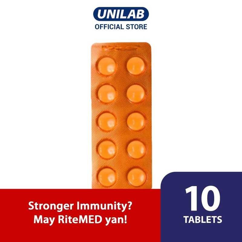 Unilab - Ritemed Ascorbic Acid 500Mg 10 Tablets (Vitamin C) 931 ...