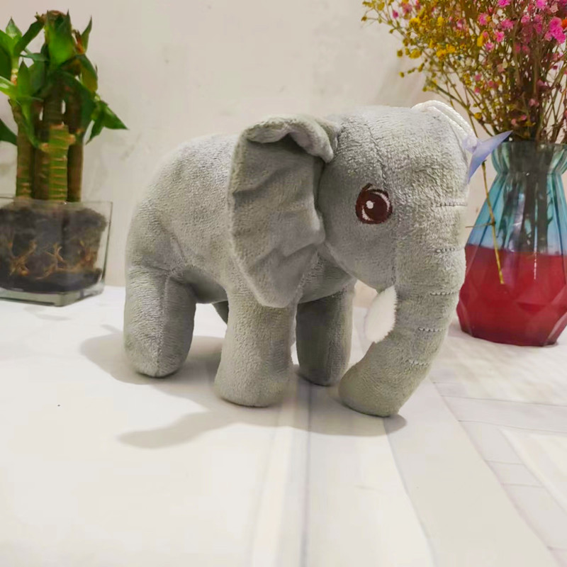 Simulation Elephant Doll Plush Toy Cute Elephant Doll Wedding Ragdoll ...