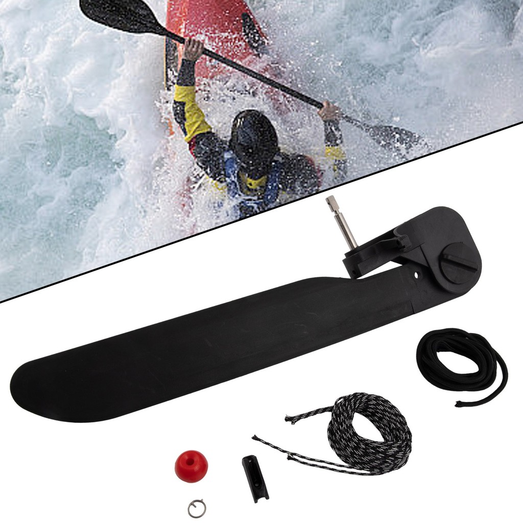[FS] Rubber Adjustable Canoe Rudder for Kayak Tail Rudder Direction ...