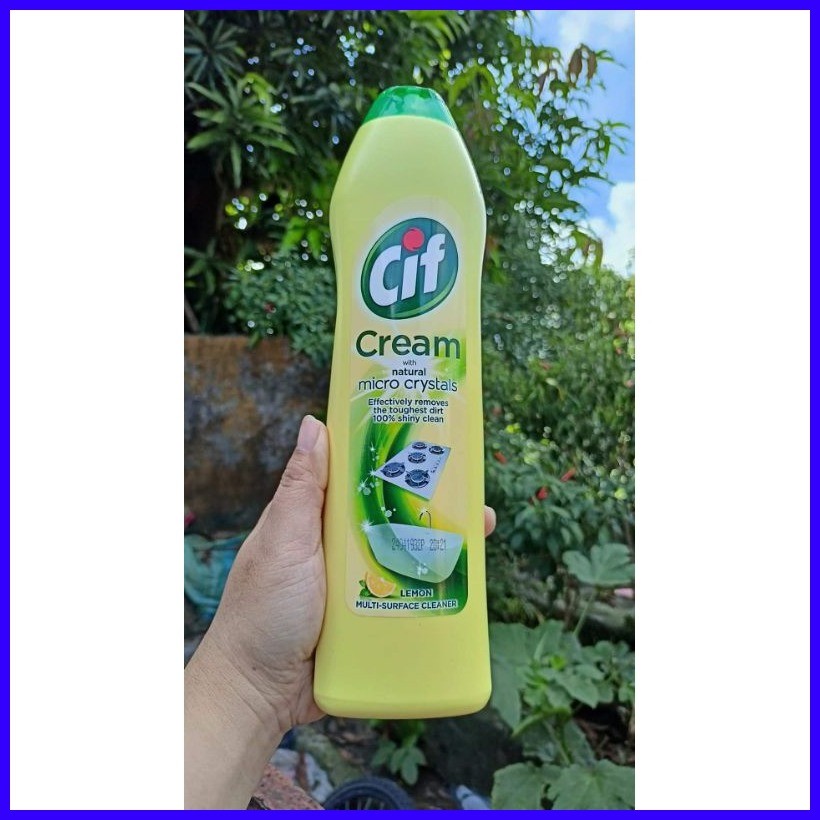 CIF Cream multi surface cleaner with micro crystal 500ml | Shopee ...