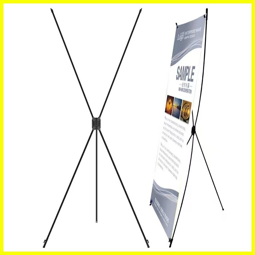 X Banner Stand 60x160 & 80x180 cm Standee Tarp Tarpaulin Decor Display ...