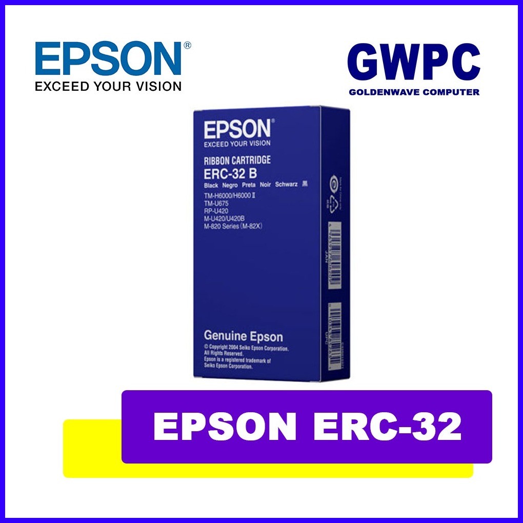 Epson ERC-32 Black Cartridge Ribbon ERC 32B S015371 | Shopee Philippines