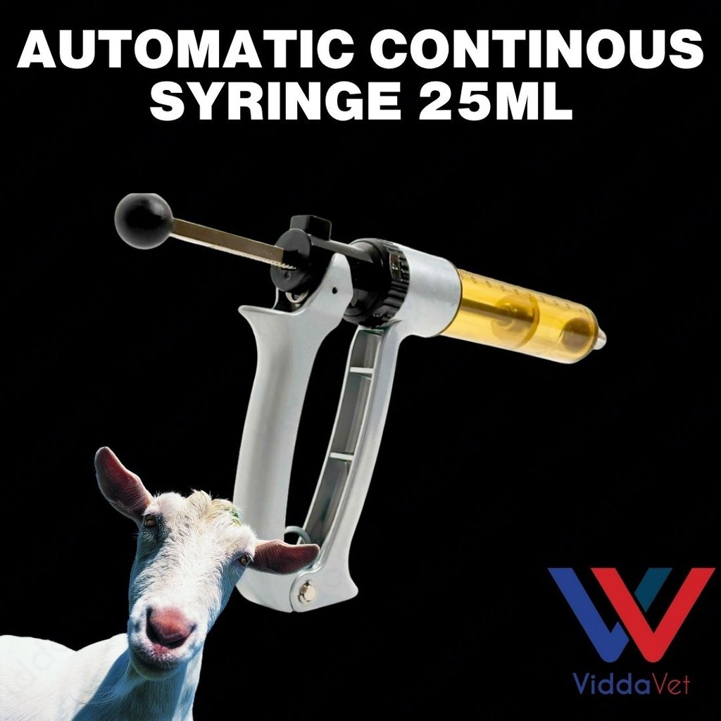 25ml Continuous Syringe Accurate Dosage Vet Continuous Syringe for ...