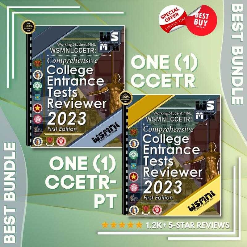 Upcat Reviewer 2025 COLLEGE ENTRANCE TESTS Book REVIEWER (Ccetr) - For ...