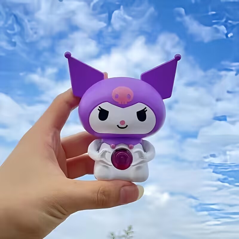 Cute Heart Gesture Talking Kuromi Toy Can Say I love You For Kids Girls ...