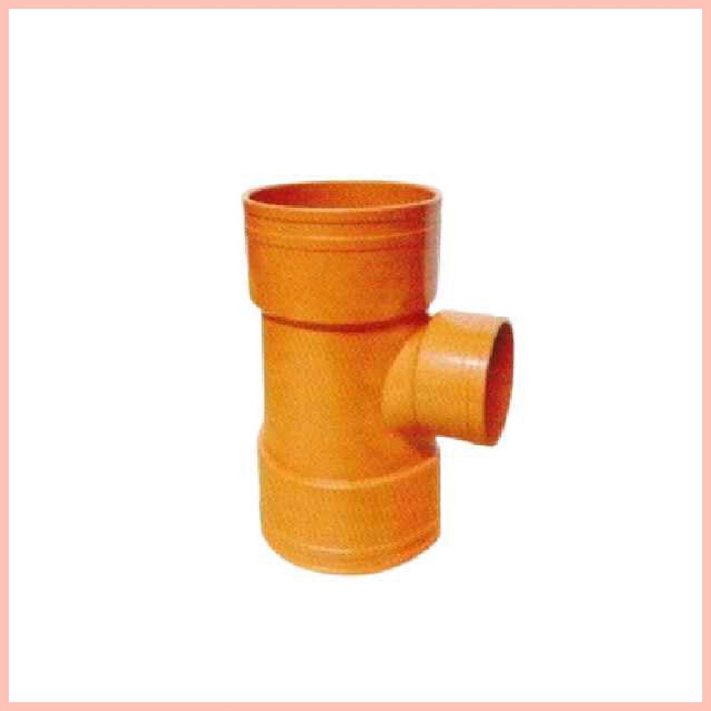 ⋾ ⚥ ⊦ MOLDEX Orange PVC Fittings -TEE REDUCER (3" x 2", 4" x 2", 4" x 3 ...