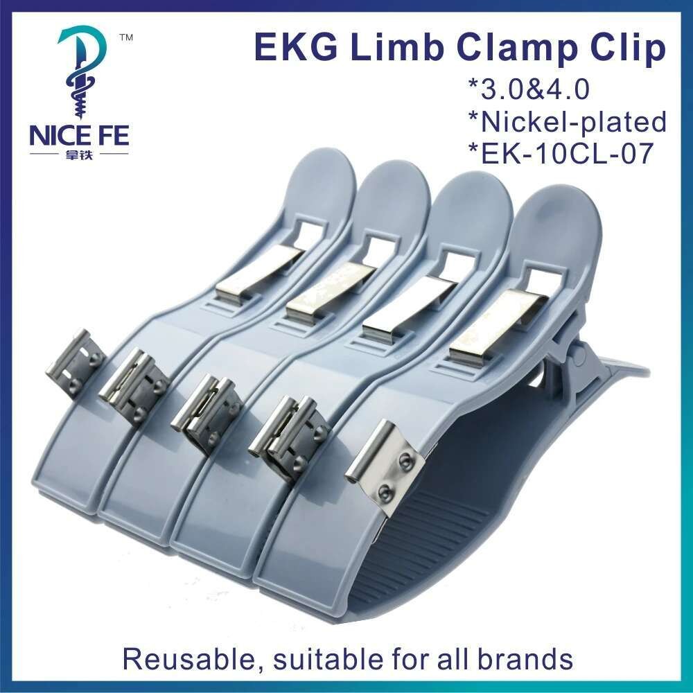 Nickel-plated EKG limb clamp electrode EKG electrocardiograph ECG EKG ...